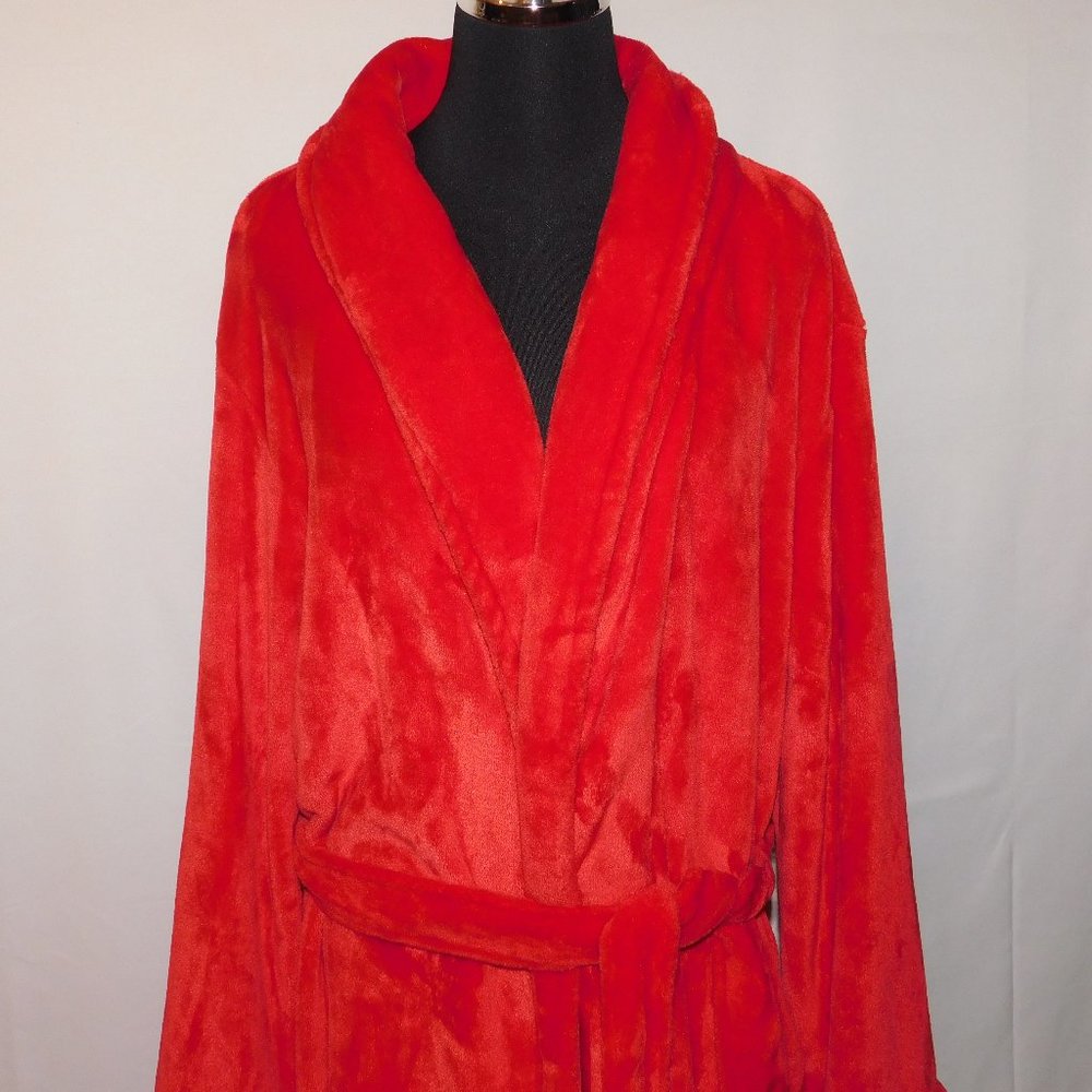 Secret Treasures Plush Comfy Cozy Red Robe Size Xl/Xg… - Gem